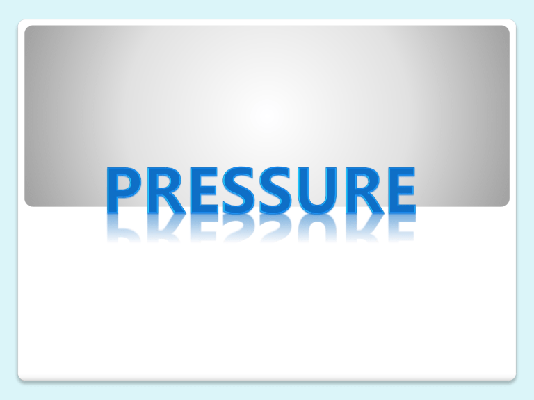 Pressure: Definition, Calculation & Applications