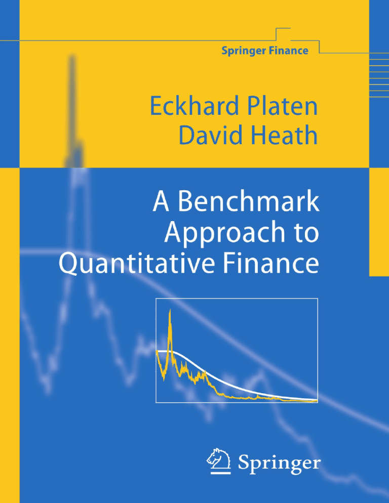 Benchmark Approach to Quantitative Finance Textbook