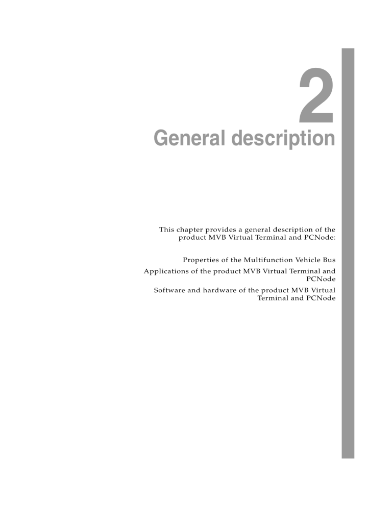 MVB Virtual Terminal & PCNode User Manual