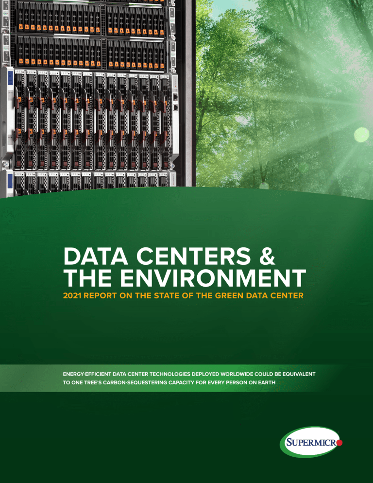 Green Data Centers: Environmental Impact & Efficiency Report