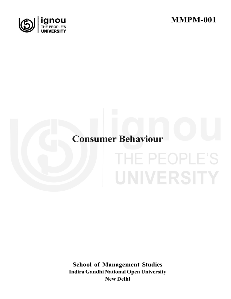 Consumer Behaviour: Nature, Scope, and Applications