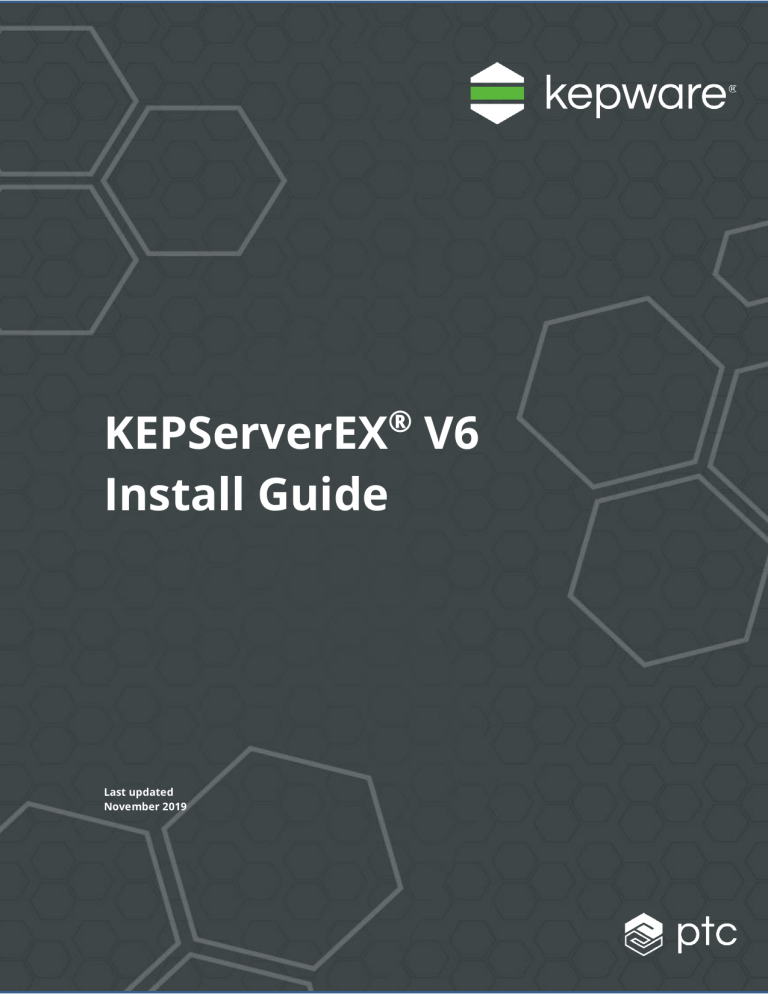 KEPServerEX V6 Install Guide