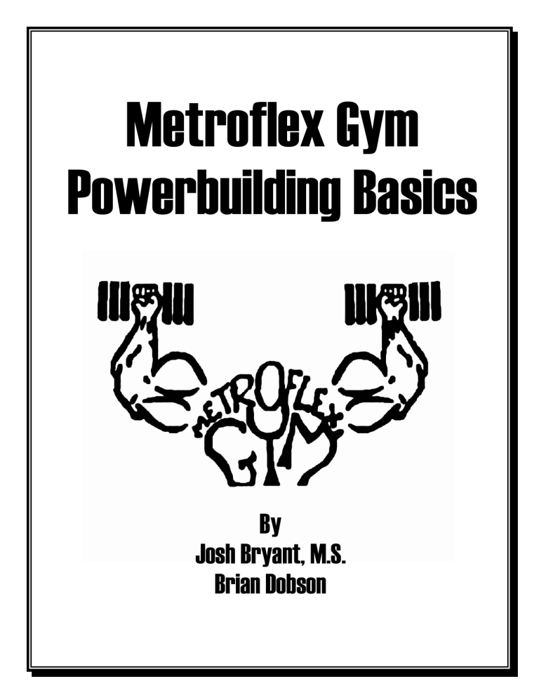 Powerbuilding Basics: Metroflex Gym Training Guide