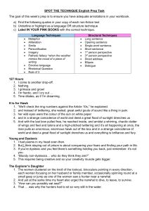 Vocabulary Grid Worksheet