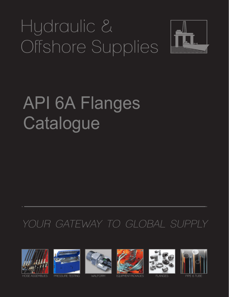 API 6A Flanges Catalogue: Dimensions & Specifications