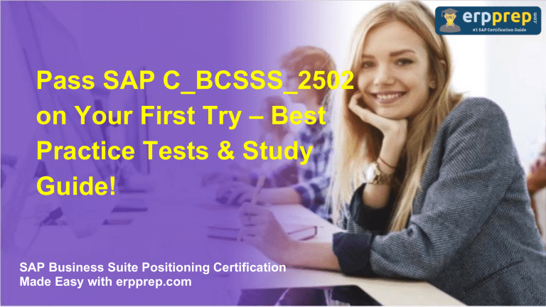 SAP C_BCSSS_2502 Certification Study Guide & Practice Tests