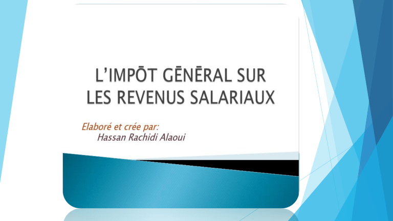 Impôt sur le revenu salarial: définition, portée, déductions