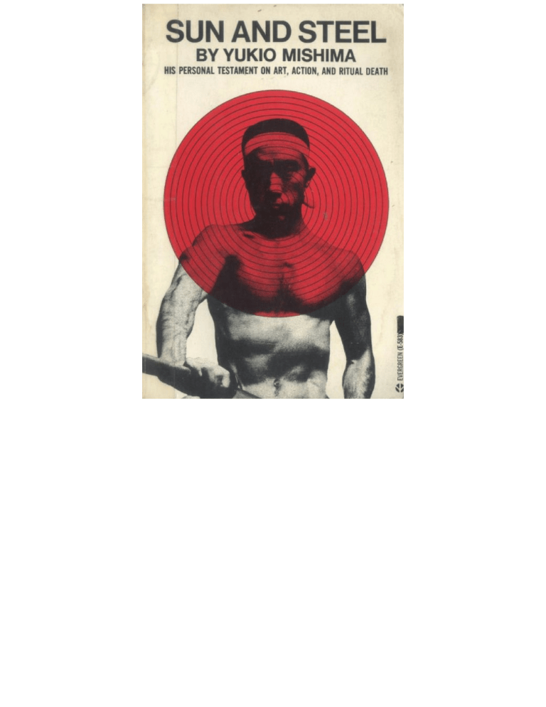 Sun & Steel by Yukio Mishima: Essay on Body & Reality