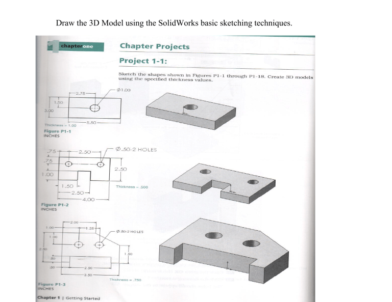 SolidWorks 3D Modeling: Carbon Fiber Gasket Exercise