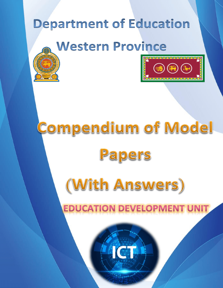 ICT Model Papers: G.C.E. O/L Exam Prep