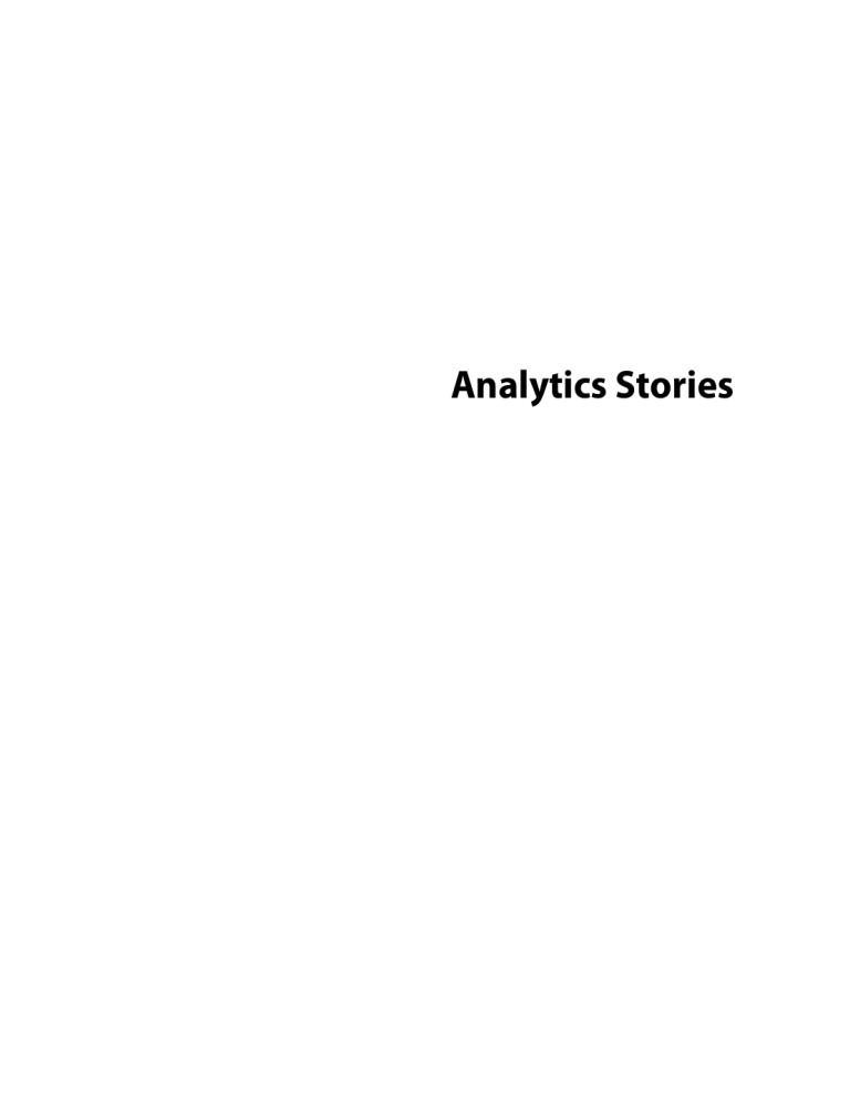 Analytics Stories: Data-Driven Insights