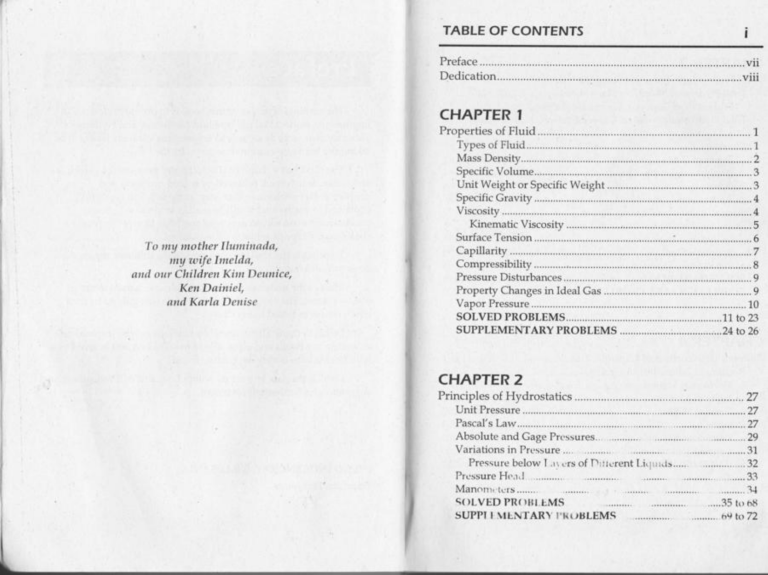 Fluid Mechanics & Hydraulics Textbook: Properties, Flow, & Hydrostatics