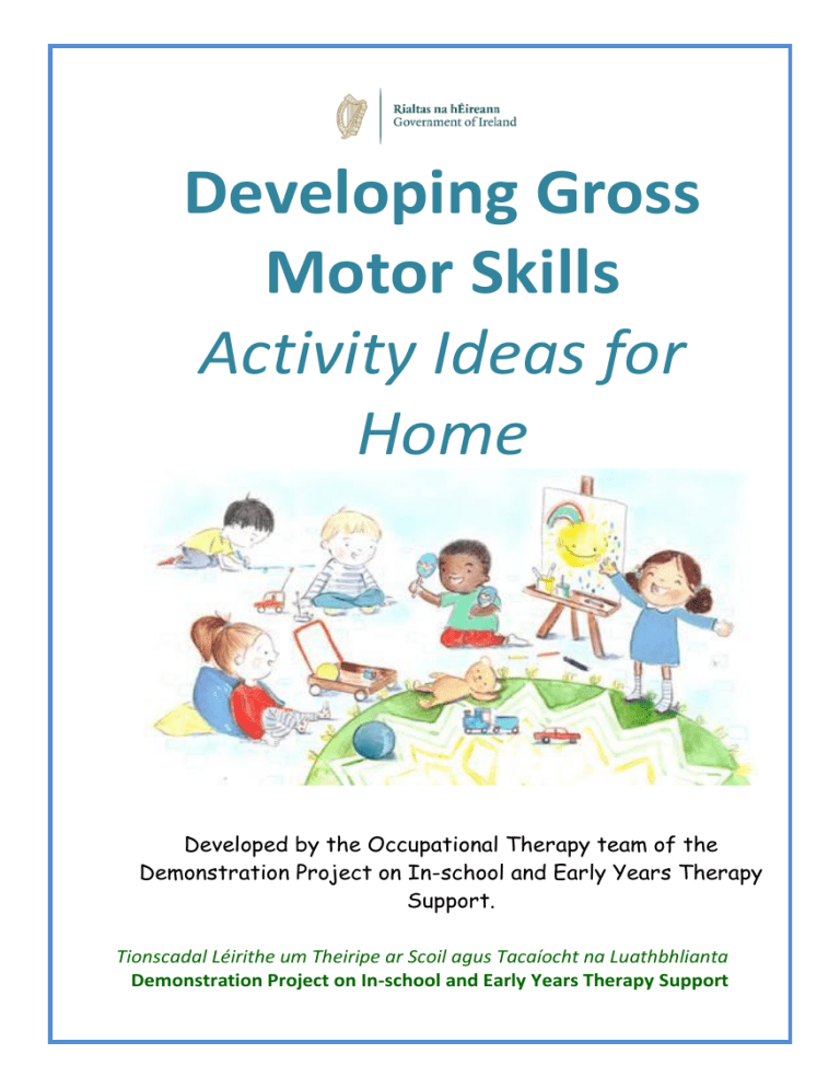 Gross Motor Skills Activities for Home
