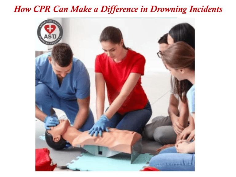 CPR in Drowning: Lifesaving Skills & Online Courses