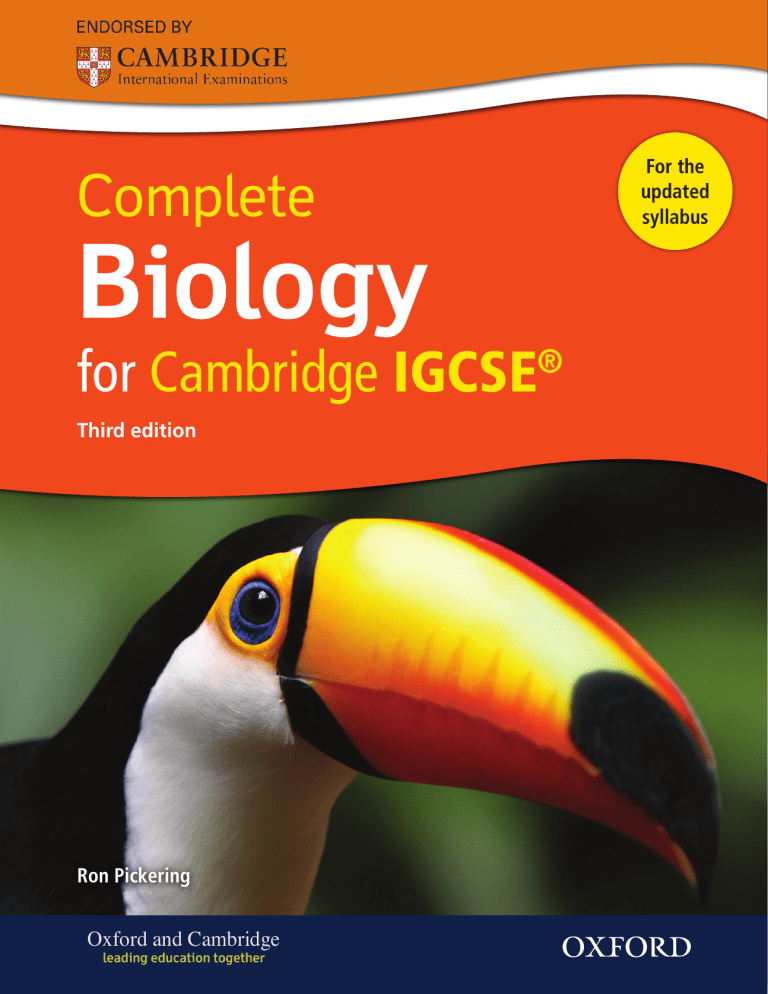 Complete Biology for Cambridge IGCSE Textbook