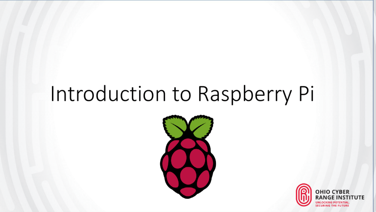 Raspberry Pi Introduction Setup Components And Programming