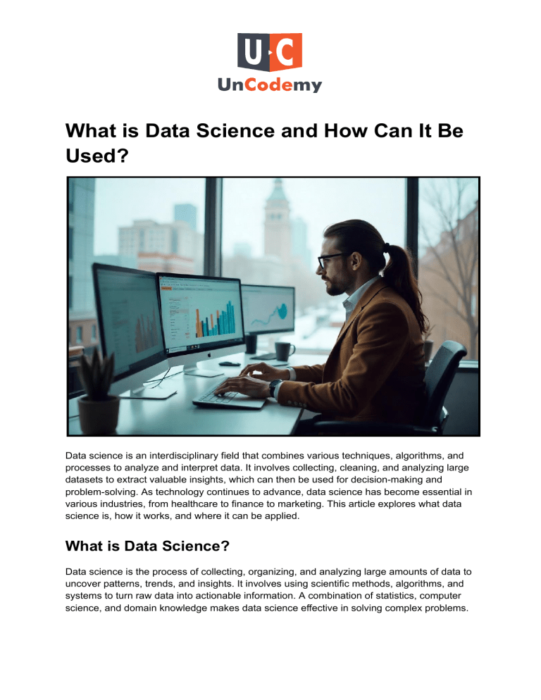 What is Data Science? Applications and Key Components