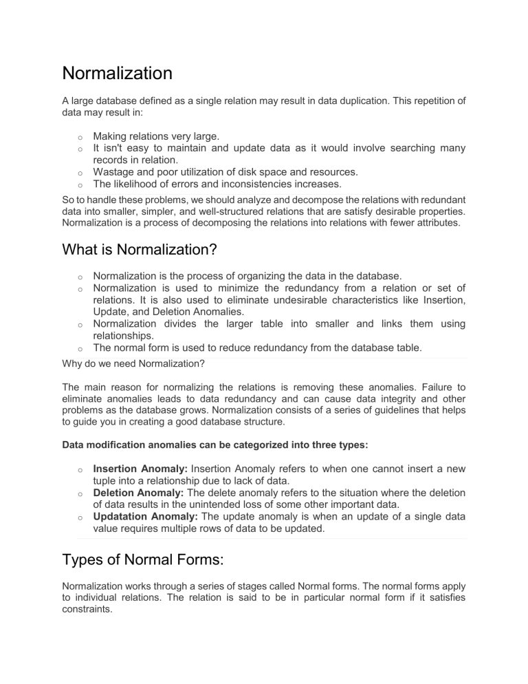 Database Normalization Explained: 1NF to 5NF