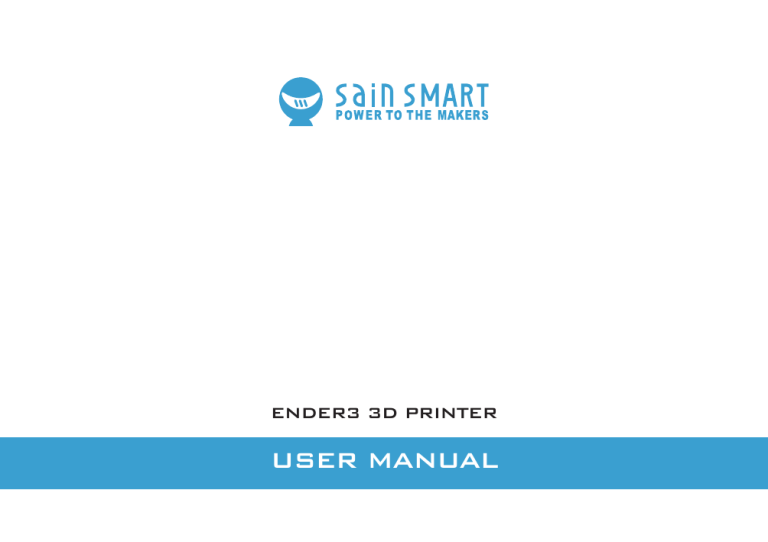 Ender3 3D Printer User Manual