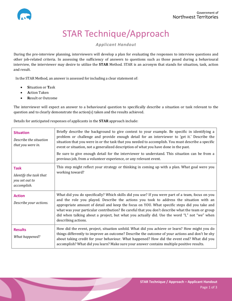 STAR Technique: Ace Your Behavioral Interview