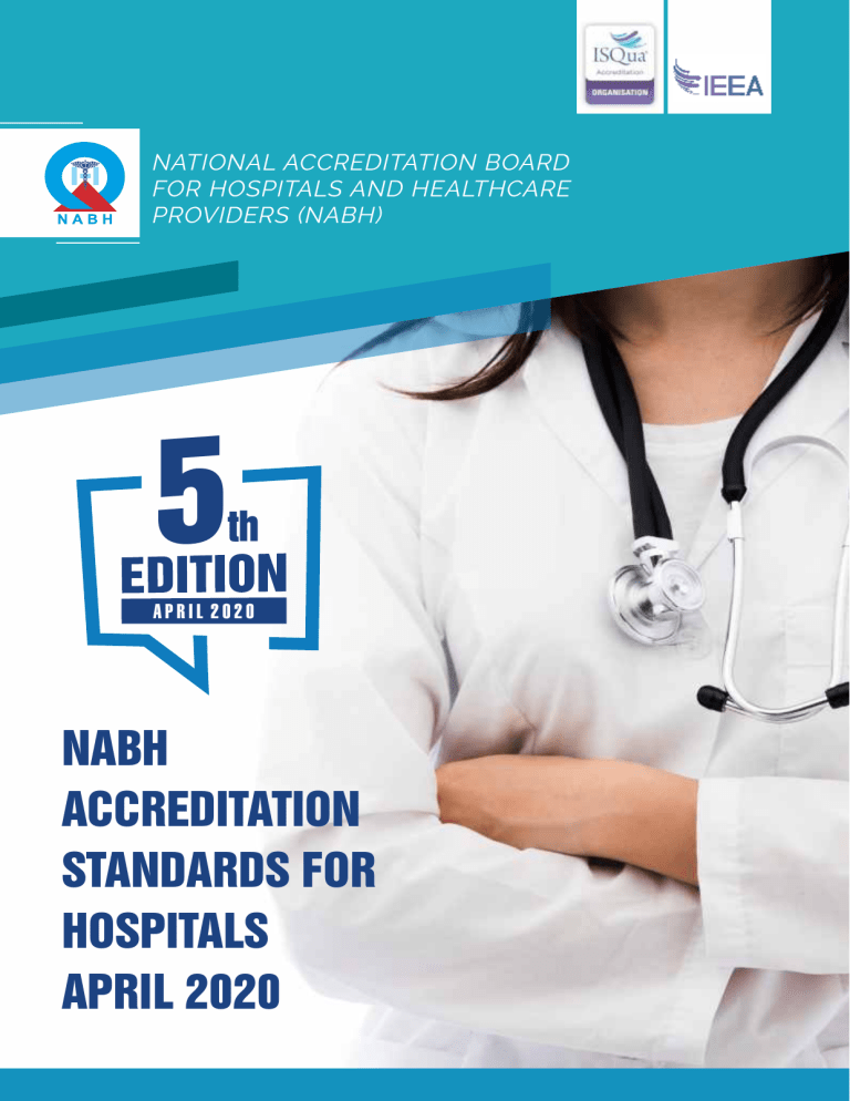 NABH Hospital Accreditation Standards (5th Ed, 2020)