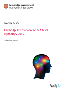 Psycho-pedagogy: Psychology in Teaching & Learning