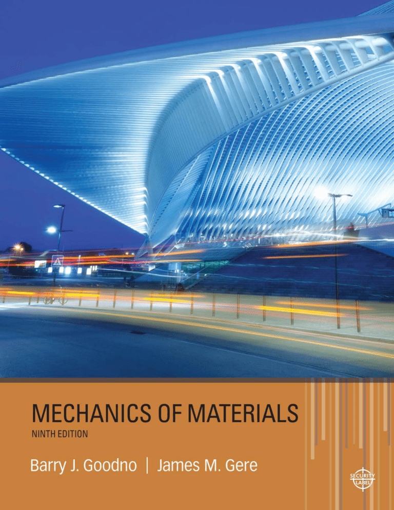 Mechanics of Materials Textbook, 9th Edition