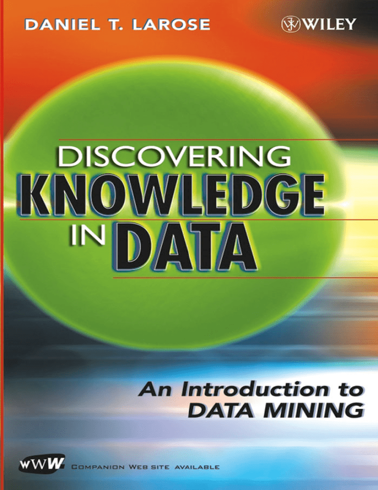 intro to data mining