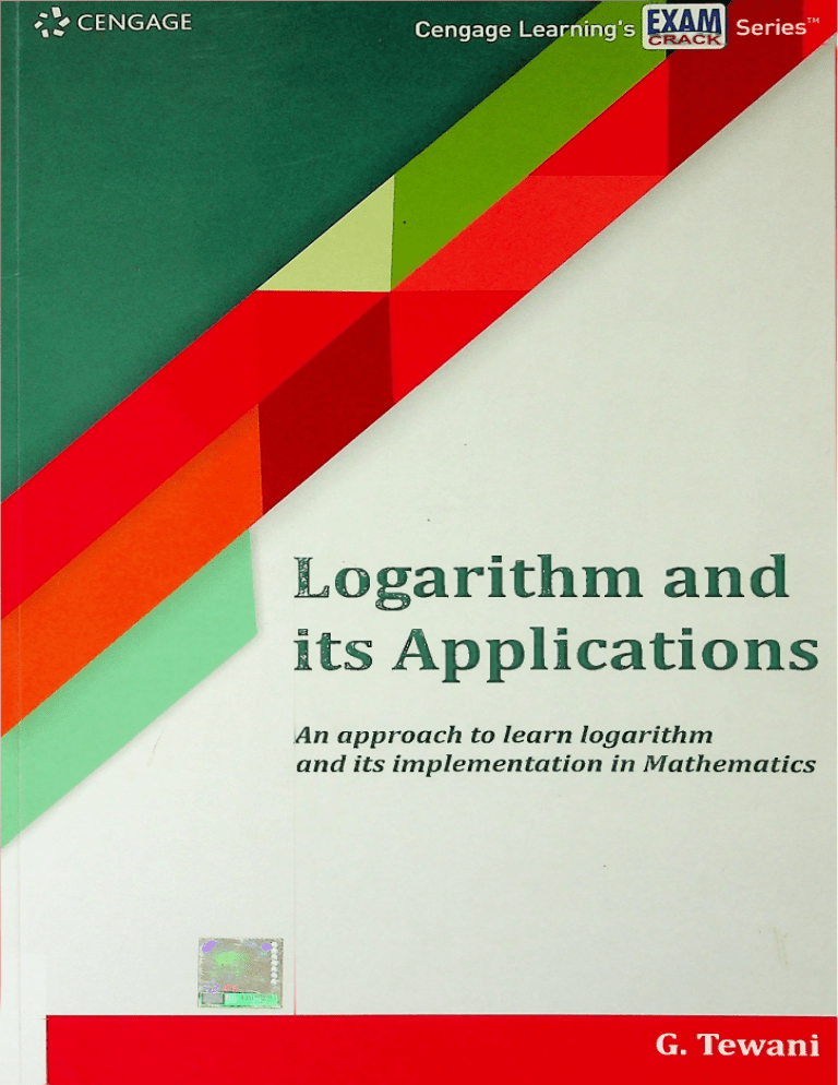 Logarithms Cengage