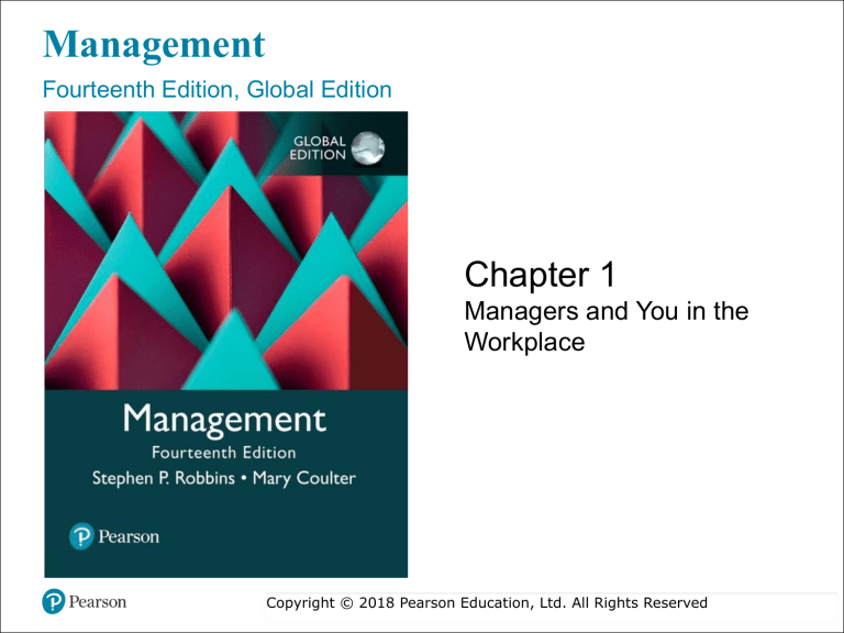 Managers and You in the Workplace: Management Essentials