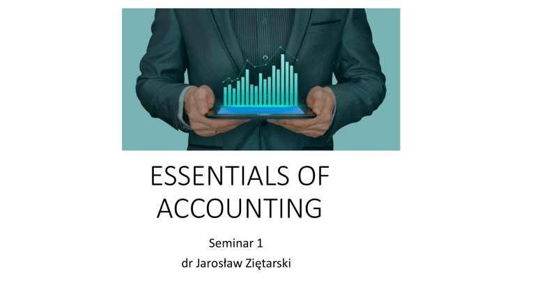 Essentials of Accounting: Seminar 1