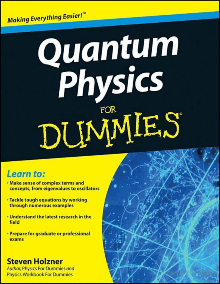 Quantum Physics for Dummies Textbook