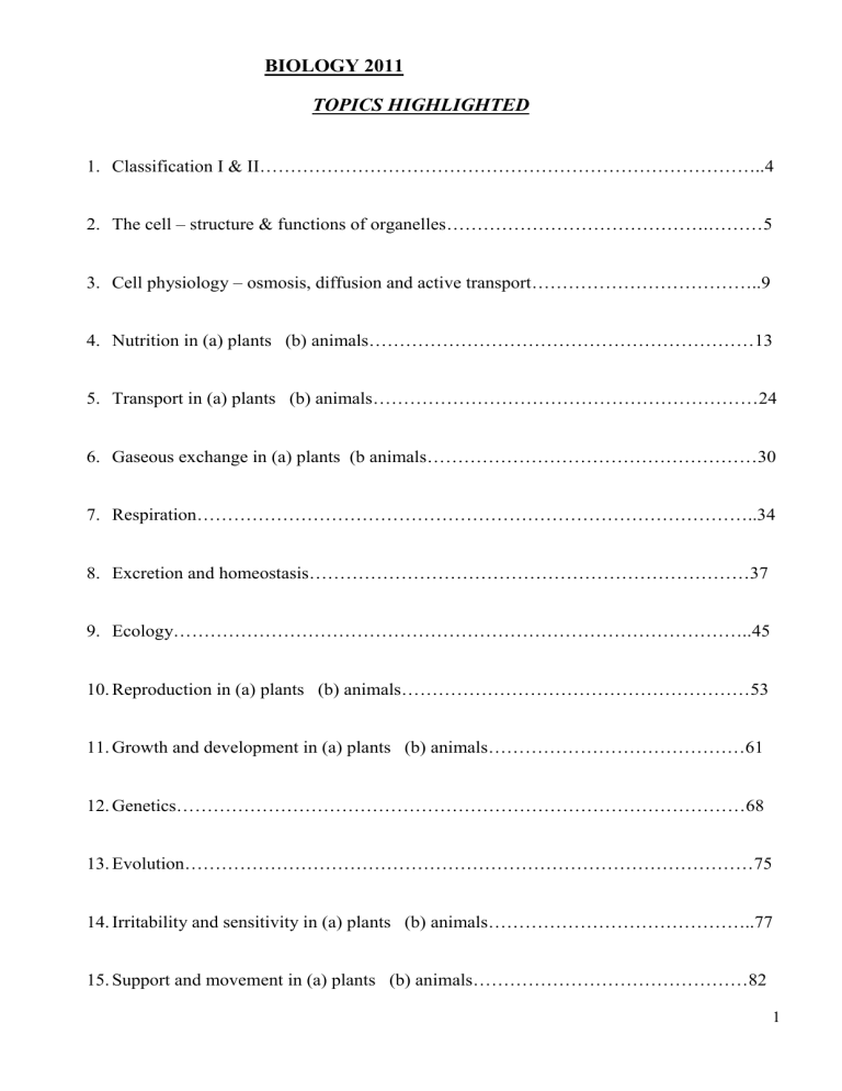 Biology Exam Prep: Classification to Human Health Questions