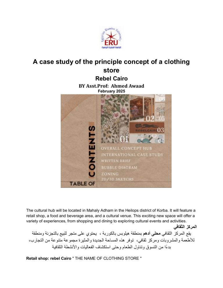 Rebel Cairo Clothing Store Case Study: Concept & Design