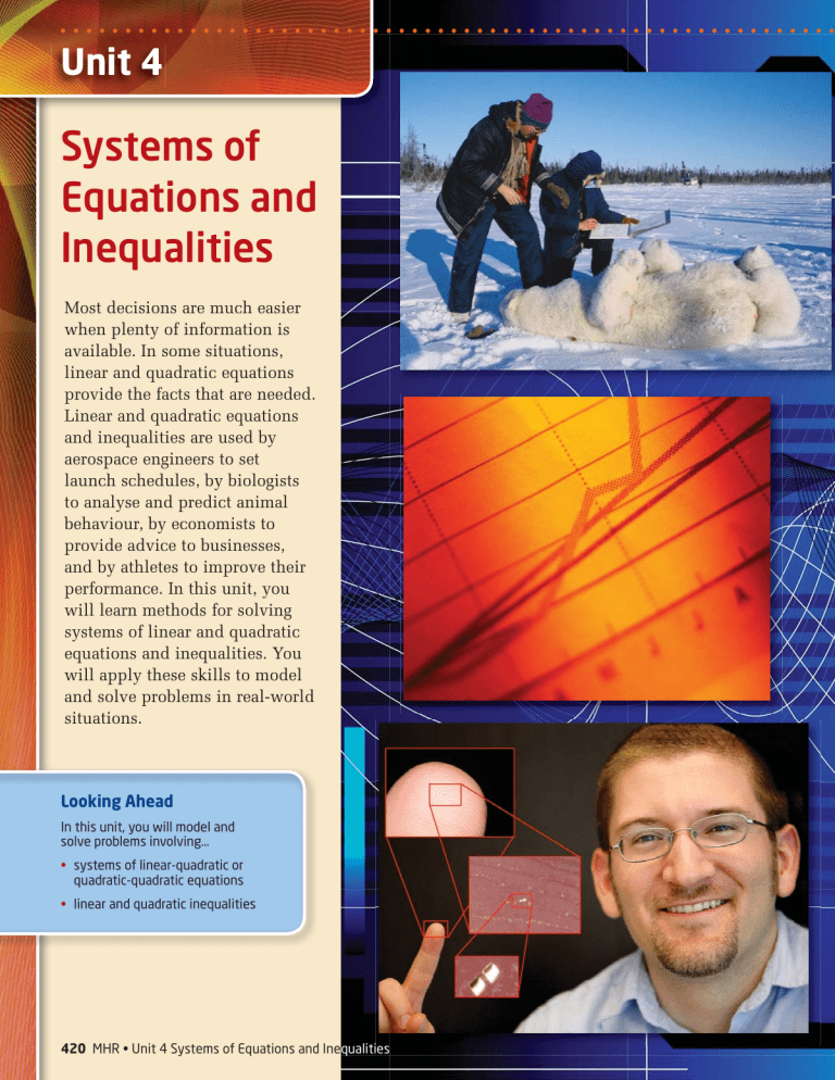 Systems of Equations & Inequalities: High School Math