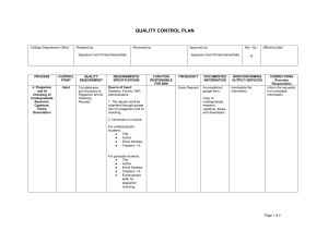 Quality Control Plan: Plagiarism & AI Check for Research