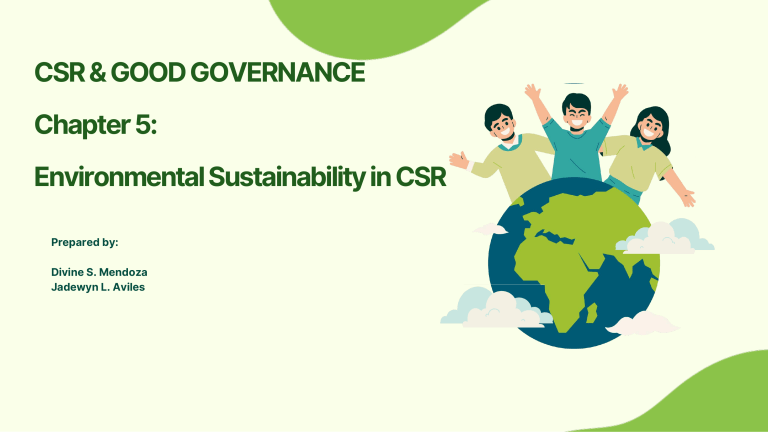 Environmental Sustainability in CSR: A Business Guide