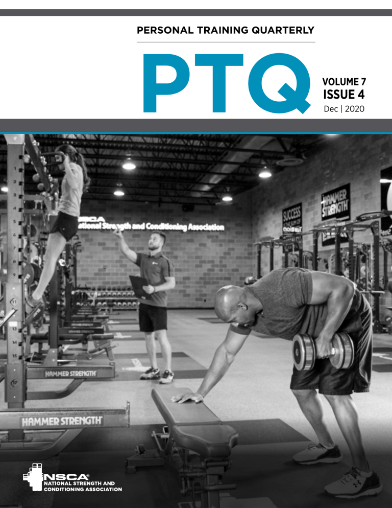 Personal Training Quarterly: Exercise & Special Populations