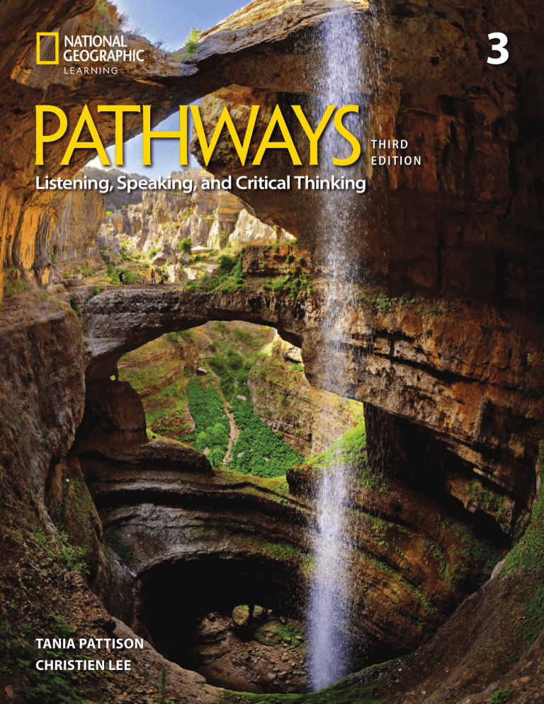 Pathways: Listening, Speaking, Critical Thinking - Coursebook