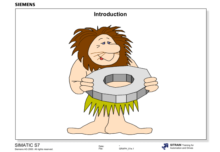 S7-GRAPH Sequencer Tool: SIMATIC S7 Training Presentation