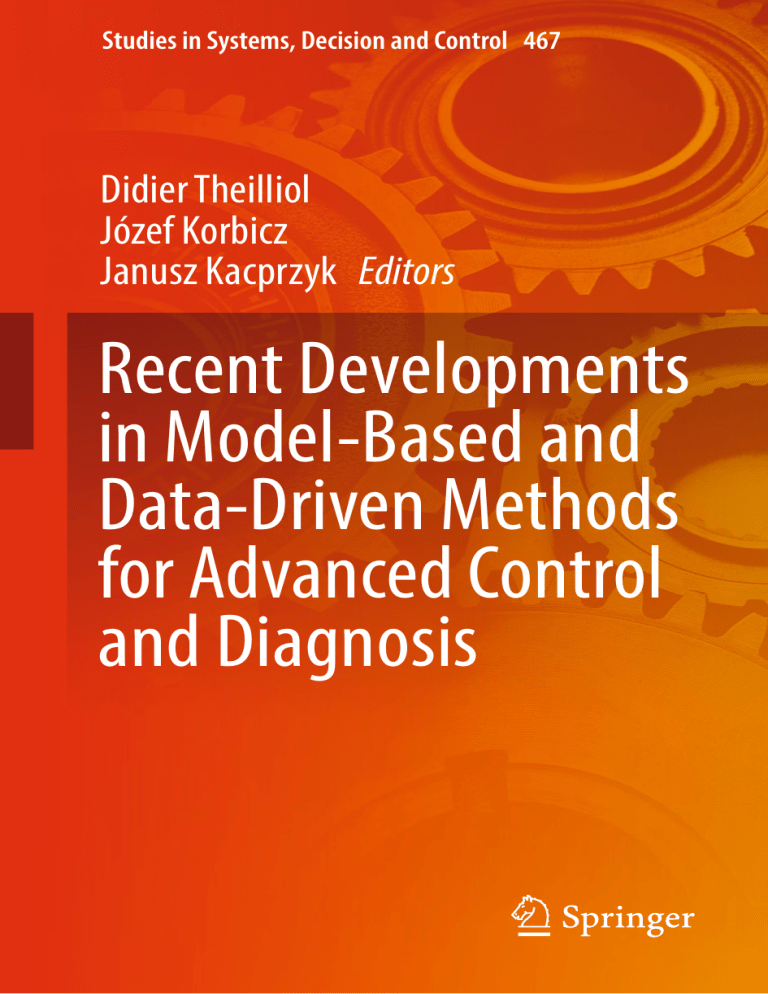 Advanced Control & Diagnosis: Model-Based & Data-Driven Methods