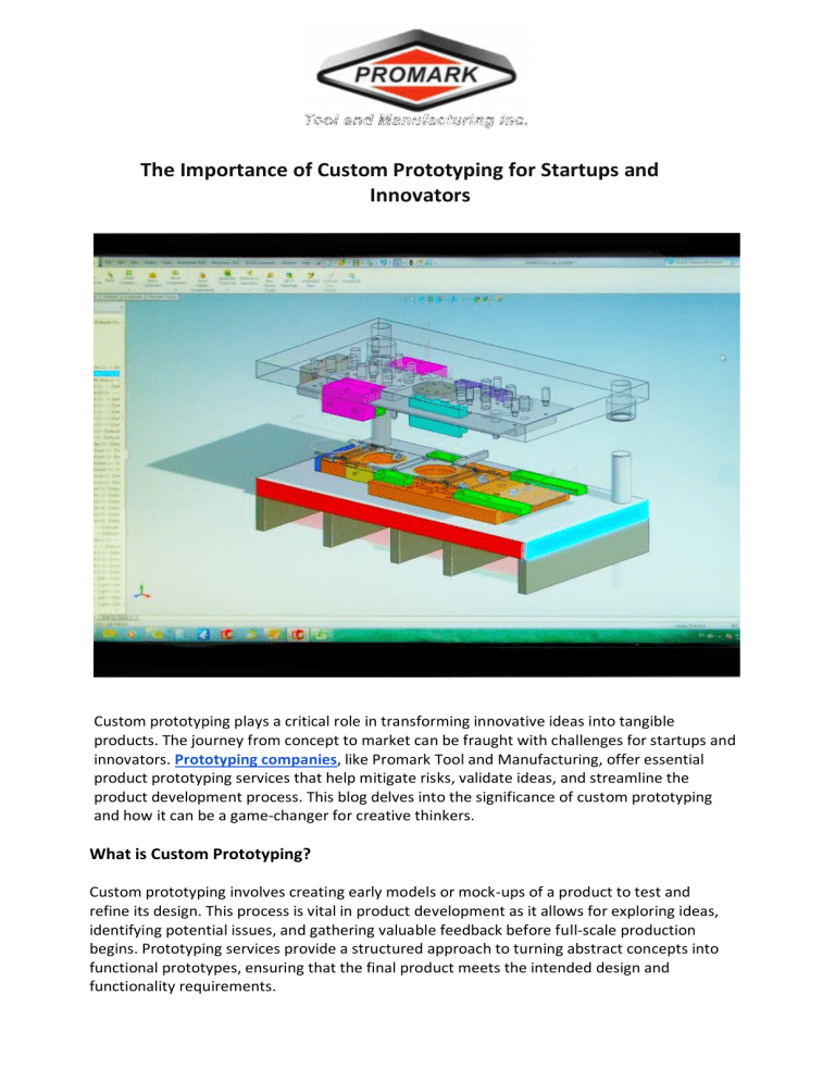 Custom Prototyping for Startups: A Guide