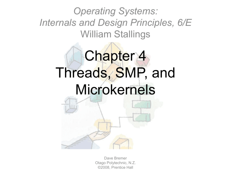 Threads, SMP, and Microkernels: Operating Systems Concepts