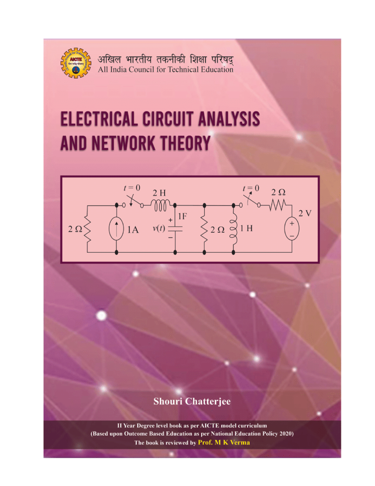 Electrical Circuit Analysis & Network Theory Textbook