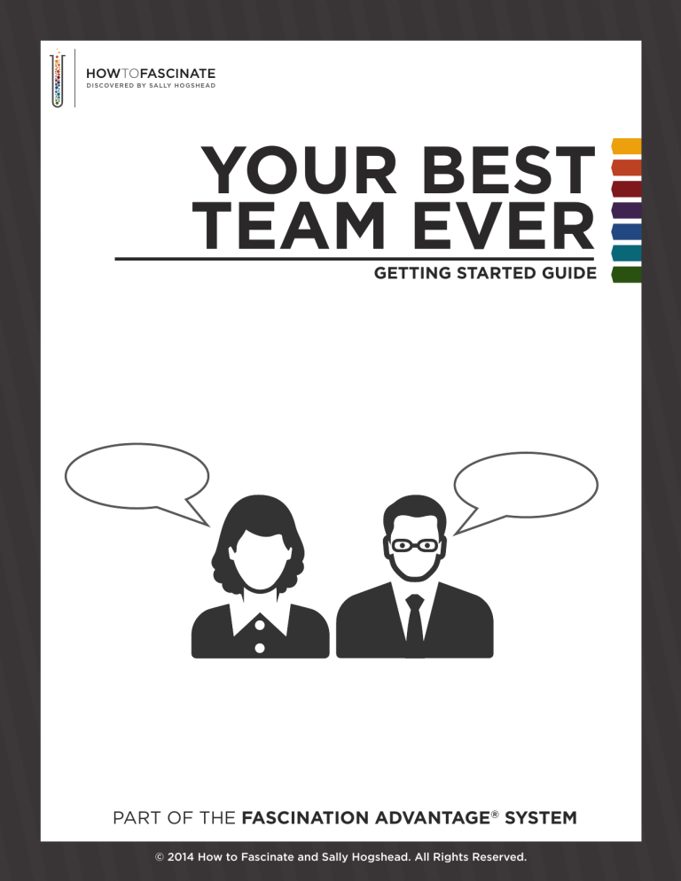Team Building with Fascination Advantage®: Getting Started