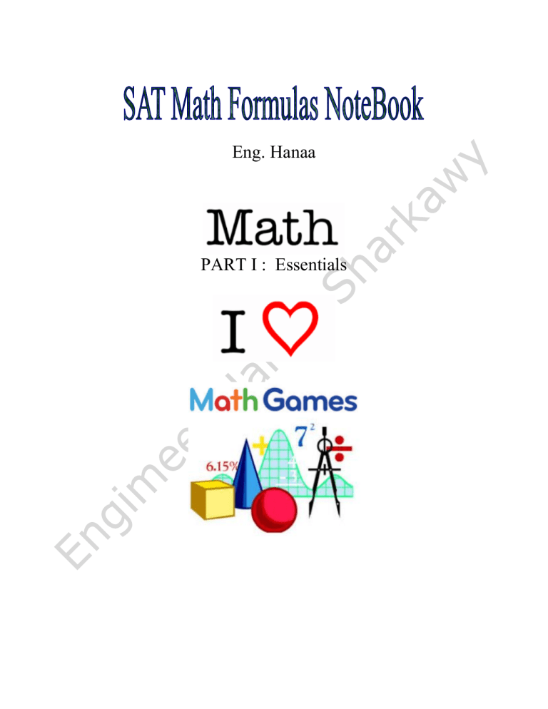 SAT Math Formulas: Essential Equations & Concepts