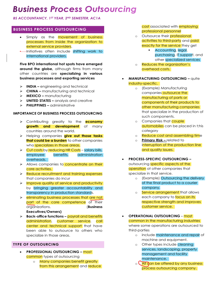Business Process Outsourcing (BPO) Explained