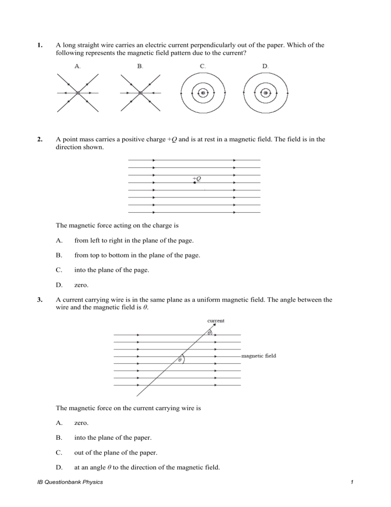 Physics Exam Questions: Electromagnetism