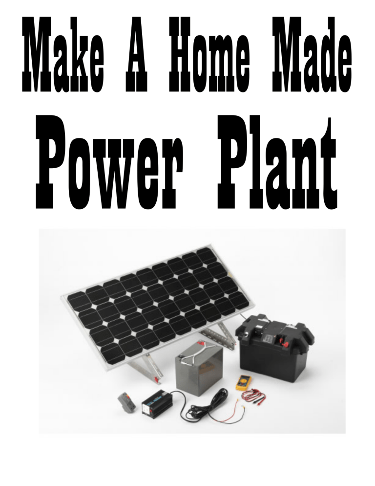 Homemade Power Plant Guide: DIY Energy Solutions