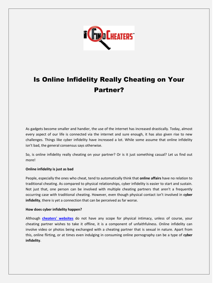 Online Infidelity: Is It Cheating? Signs & Effects